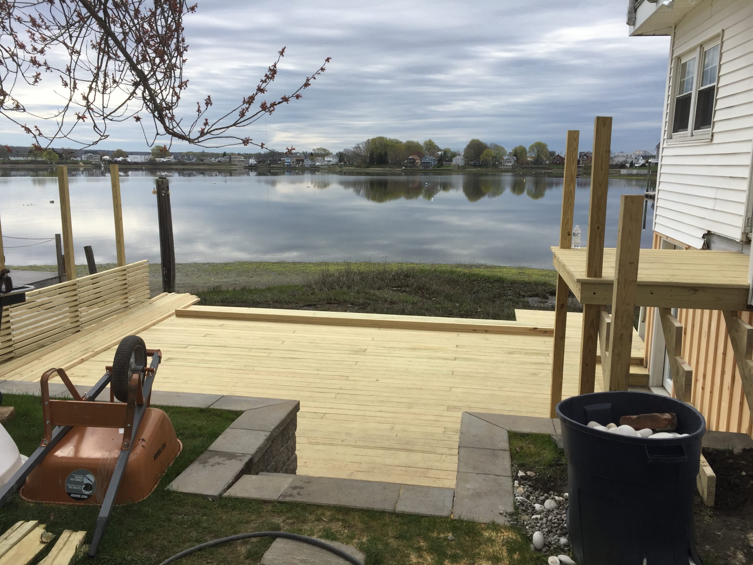 Portsmouth Waterfront Deck, Siding and Outdoor Living Area - Thibeault ...